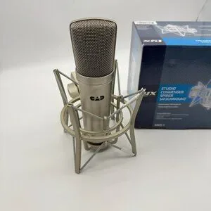 CAD AUDIO | Other | Condenser Microphone With Shockmount Stand Gold New ...